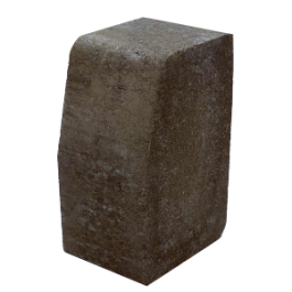 BS Eaton Large Restraint Kerb Charcoal 200 x 125 x 100mm