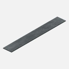Global Stone Porcelain Station Edging Strip Black 900 x 140 x 20mm