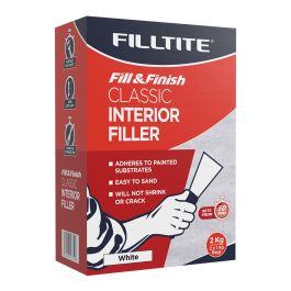 Filltite 2kg Fill & Finish Classic Interior Filler White