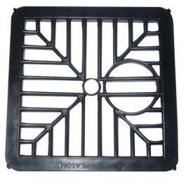 Flambeau 150 x 150mm Square Plastic Gully Grid Black