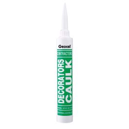 Geocel 380ml Contractors Caulk White