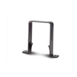 Polypipe 65mm Square Downpipe Pipe Bracket Black