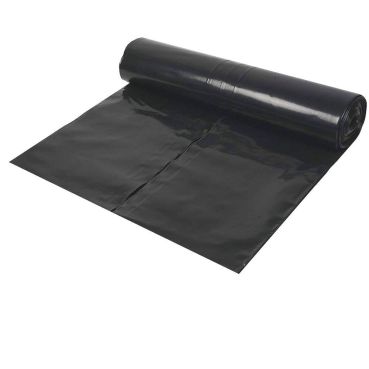 4m x 12.5m x 500mu Black Polythene Damp Proof Membrane (DPM) BBA