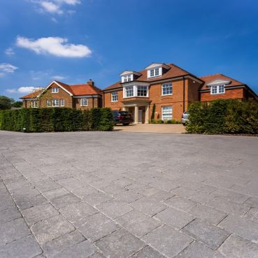 Tobermore Tegula Trio Concrete Block Paving Charcoal 50mm 13.65m² Pack
