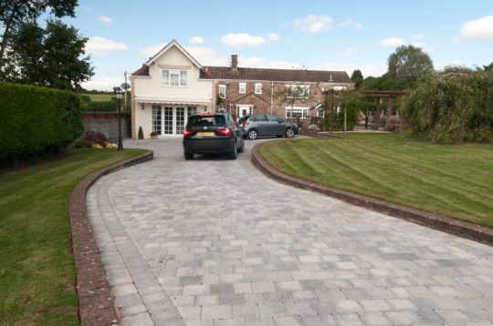 Tobermore Tegula Trio Concrete Block Paving Slate 50mm 13.65m² Pack
