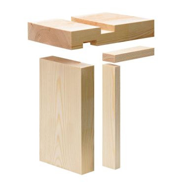 38 x 150mm Rebated & Trenched Door Casing Suit 2' 9" Door