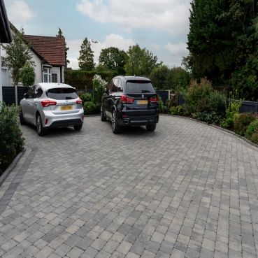 Tobermore Tegula Trio Concrete Block Paving Slate 50mm 13.65m² Pack