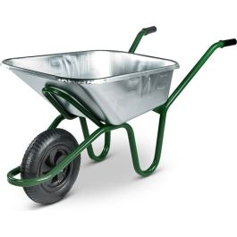 Walsall Wheelbarrow 120Ltr Invincible Galvanised Wheelbarrow with ...