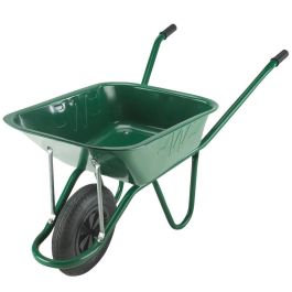 Walsall Wheelbarrow 90Ltr Endurance Heavy Duty Builders Wheelbarrow Green