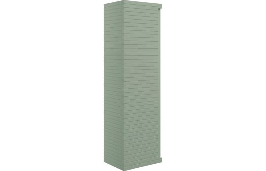 Heath 350mm Wall Hung 1 Door Tall Unit Matt Willow Green