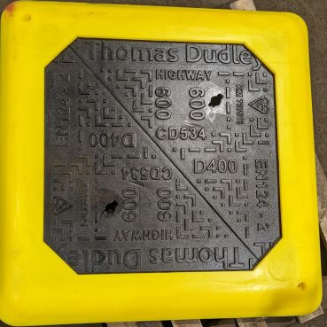 Easy Ramp 600mm x 600mm | Reusable Heavy‐Duty Ironwork Protection Ramp