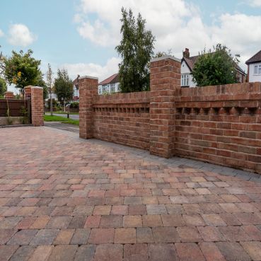Tobermore Tegula Trio Concrete Block Paving Heather 50mm 13.65m² Pack